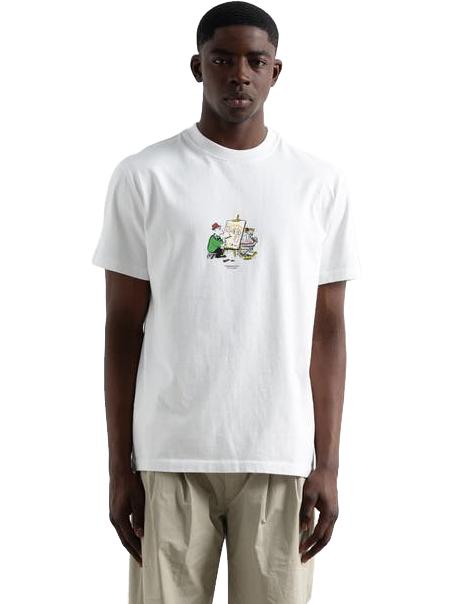 A.P.C. cotton logo shirt